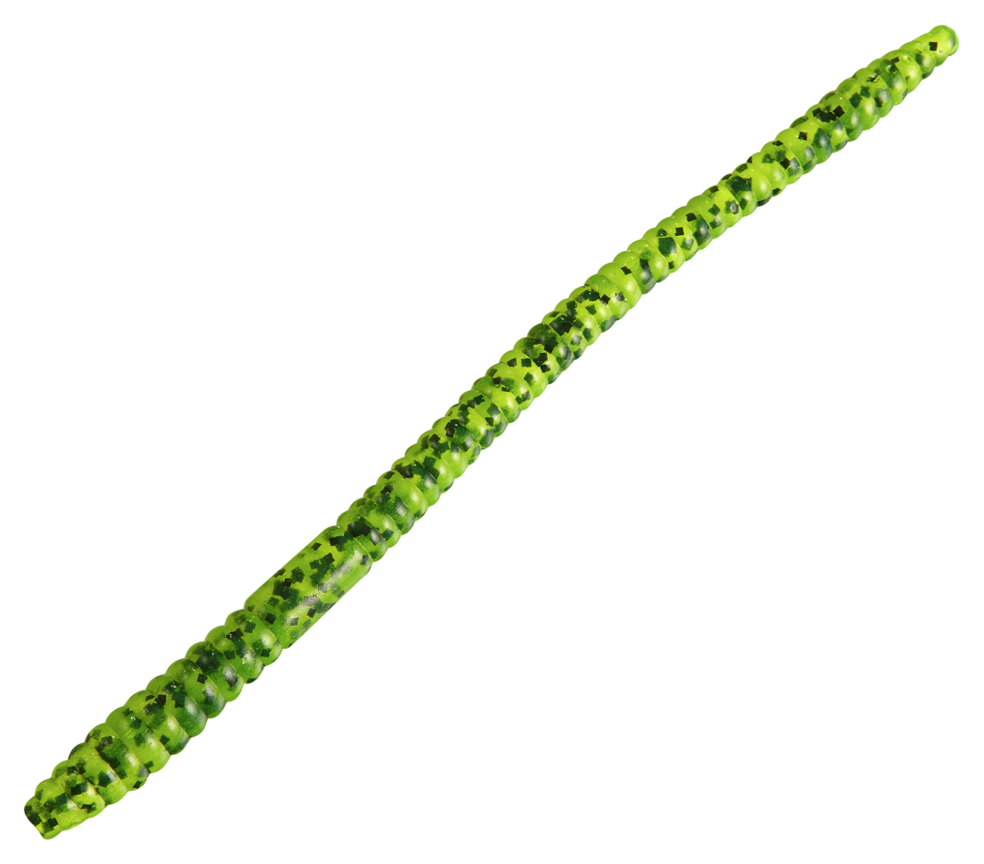 Zoom Finesse Worm - Chartreuse/Pepper | BoondockGear.com